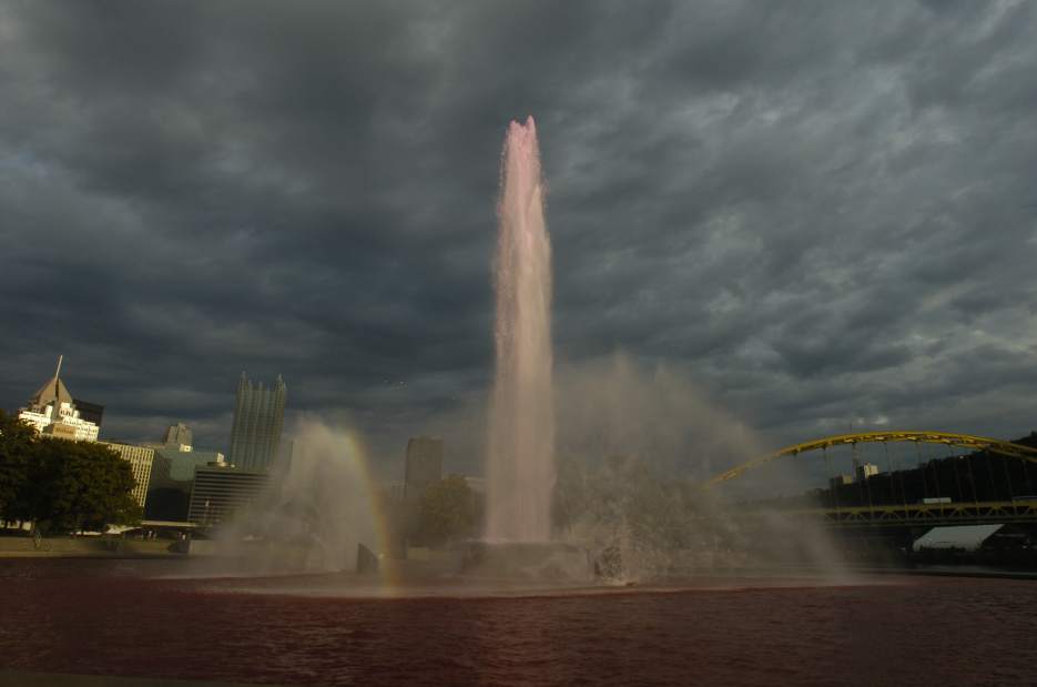 Pittsburgh Fountain Renovation Market Square - Open For Business